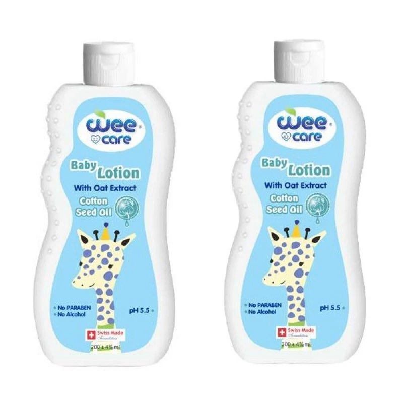 خرید و قیمت لوسیون بدن کودک وی کر Wee Care مدل Cotton Seed Oil & Oat ...