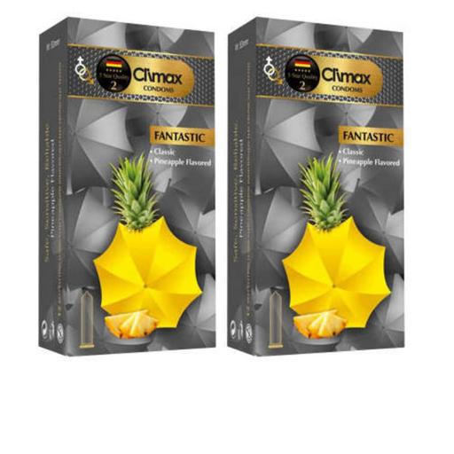خرید و قیمت کاندوم کلایمکس 2بسته 12 عددی مدل FANTASTIC طرح AMOR از غرفه ...