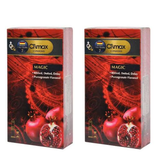 خرید و قیمت کاندوم کلایمکس 2بسته 12 عددی مدل MAGIC طرح AMOR از غرفه ...