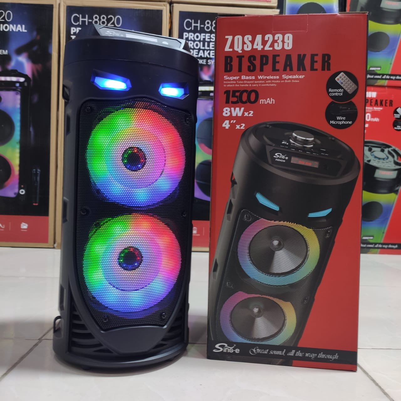 خرید و قیمت اسپیکر بلوتوثی مدل zqs 4239 از غرفه اسپیکر شاپ