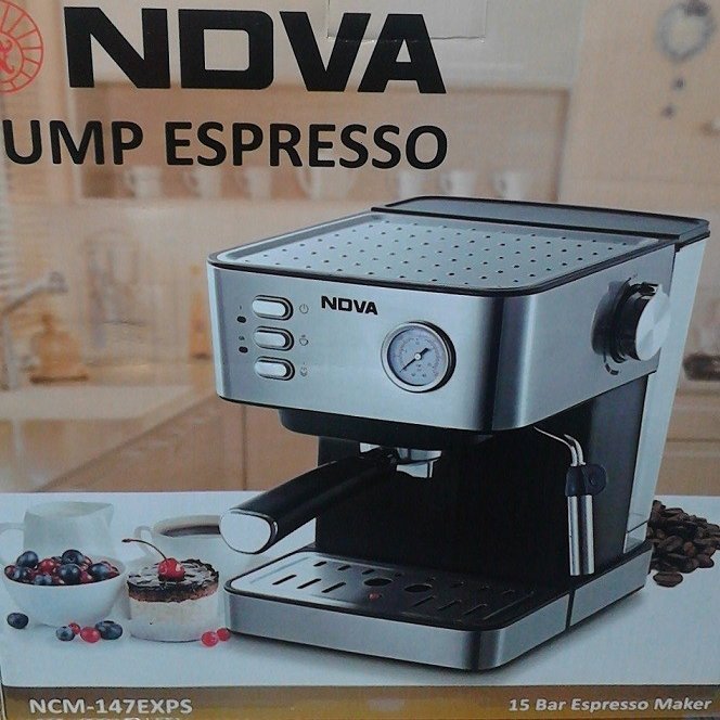 خرید و قیمت اسپرسو ساز نوا (ندوا) مدل NCM-147 Exps بار15 espresso maker nova از غرفه جنوب کالا