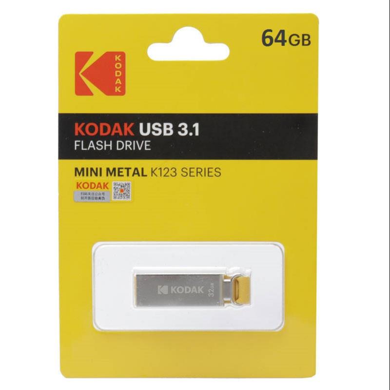 خرید و قیمت فلش 64G Kodak K123 USB 3.1 با گارانتی 36 ماهه از غرفه فروشگاه کامپیوتر و موبایل یزدرایان