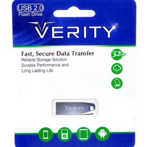 خرید و قیمت فلش درایو Verity مدل V803 ظرفیت 32 گیگابایت از غرفه اورجینال کده پرندیس
